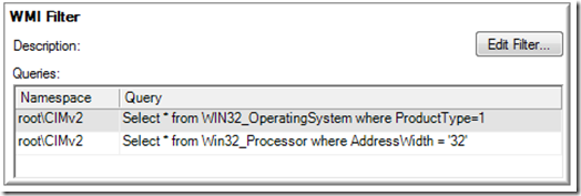 Group Policy Software Deployment Targeting The Right Computers With Wmi Filters Paddy Maddy